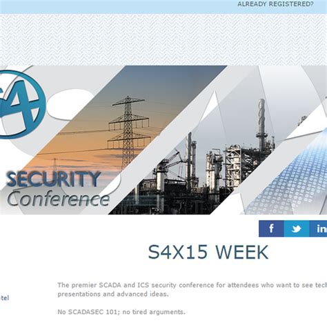 Designs S4x15 Conference Banner Scada Cyber Security Lots Of Press