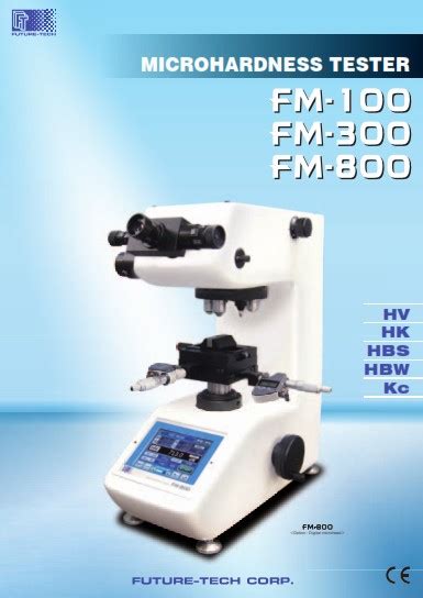 Future Tech Rockwell Hardness Tester Vickers Hardness Tester