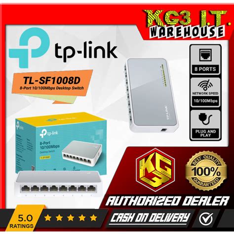 Tp Link Tl Sf1008d 8 Port 10 100 Switch Hub Network Switch Ethernet Switch Hub Wi Tek 5port