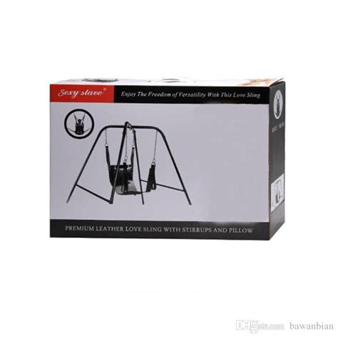 Leather Sex Love Swing Black Fetish Heavy Adult Swing Sling Restraints