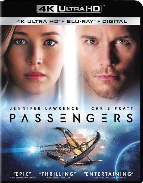 Passengers Includes Digital Copy 4k Ultra Hd Blu Rayblu Ray 2016