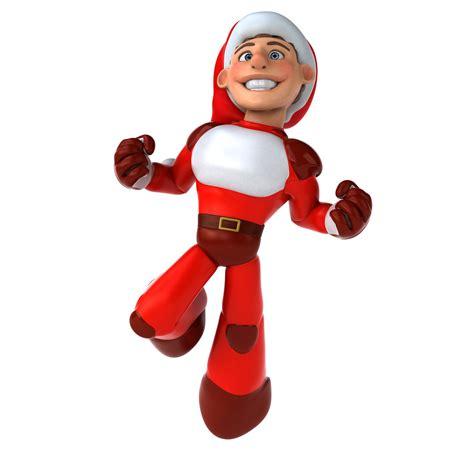 Download Superhero Santa Claus Man Royalty Free Stock Illustration