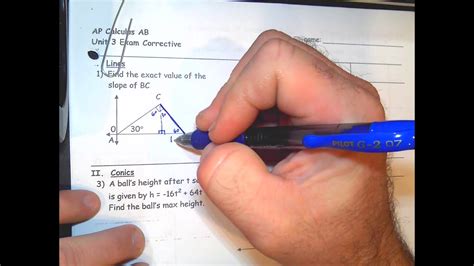 Ap Calculus Ab Unit 3 Review Corrective Office Hours Youtube