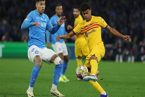Ligue des Champions le Barça accroché par Naples YOP L FRII