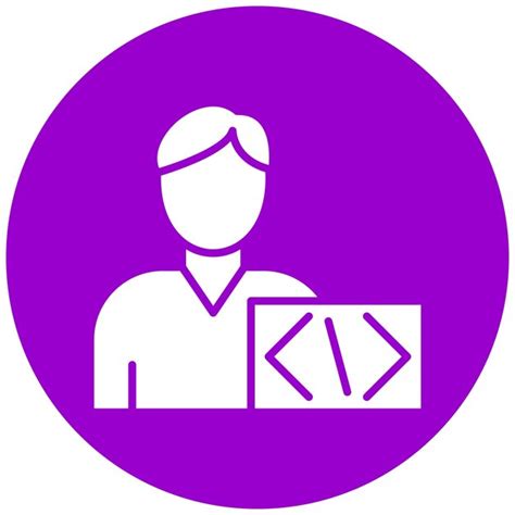 Premium Vector Vector Design Coder Man Icon Style