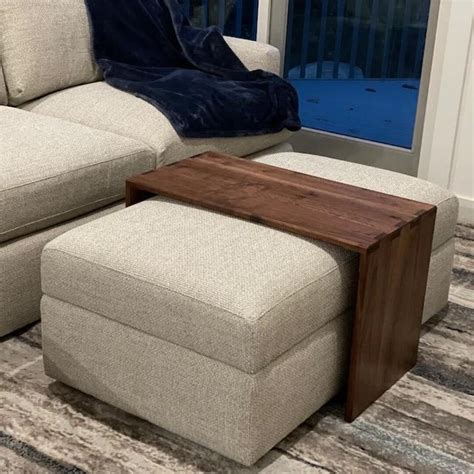 Ottoman Table Solid Walnut Custom Made To Your Ottoman Ottoman