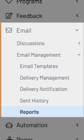 Email Delivery Summary Statistics Reports Higher Logic
