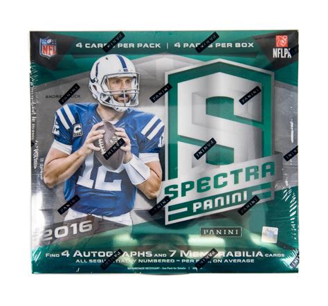 2016 Panini Spectra Football Hobby Box Da Card World