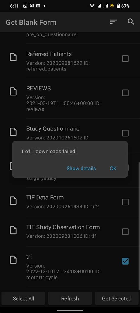 Please After Getting A Blank Form An Error Appears And Form Would No Be Uploaded Support