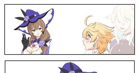 Genshinimpact Lisaether Aether Lisa Untitled Pixiv