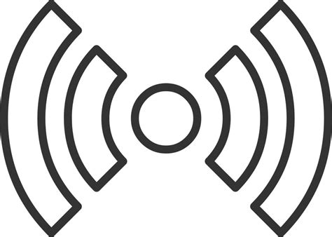 Sensor Signal Wi Fi 23860781 Vector Art At Vecteezy
