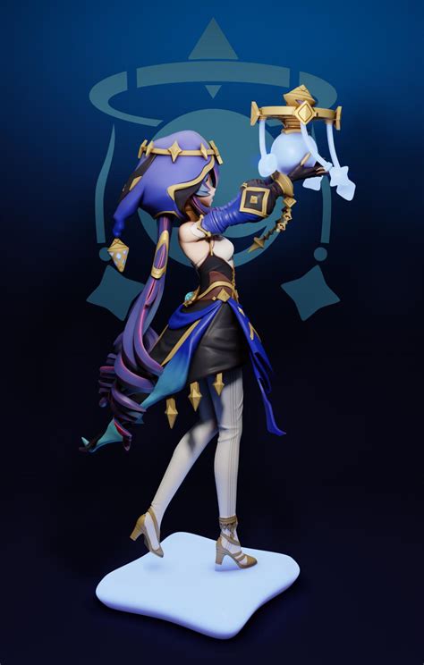 原神 莱依拉3D打印模型 原神 莱依拉3D打印模型stl下载 人物3D打印模型 Enjoying3D打印模型网