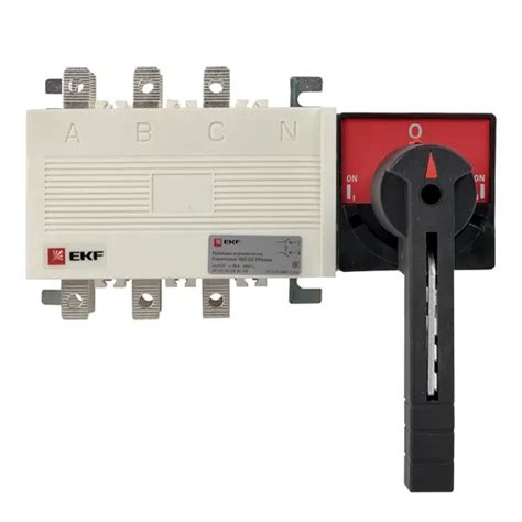 Рубильник переключатель 100a 3p C рукояткой управления для прямой установки Powerswitch Ekf