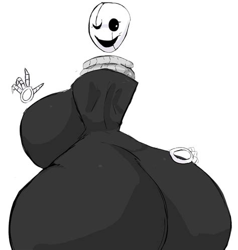 Rule 34 Back View Big Ass Big Breasts Big Butt Breasts Fem Gaster Female Gaster Grabbing Own