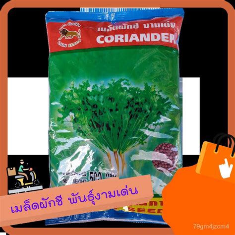 2022เมล็ดอวบอ้วน ผักชี งามเด่น ตราสิงโต งอกดี สีสวย ใบมัน ขนาด 500กรัมเมล็ดอวบอ้วน 100 รอคอยที่
