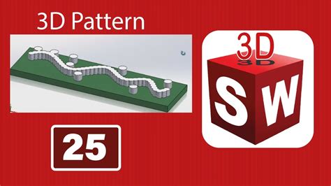 3d Linear Pattern Solidworks Array Hindi Youtube