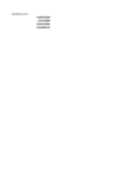 SOLUTION Sampling Distribution Excel Output Studypool