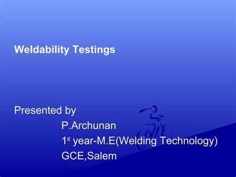 Astm E 190bend Test Ppt