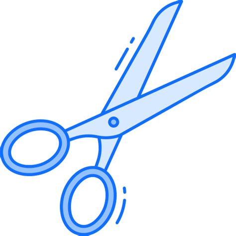 Scissors Generic Blue Icon