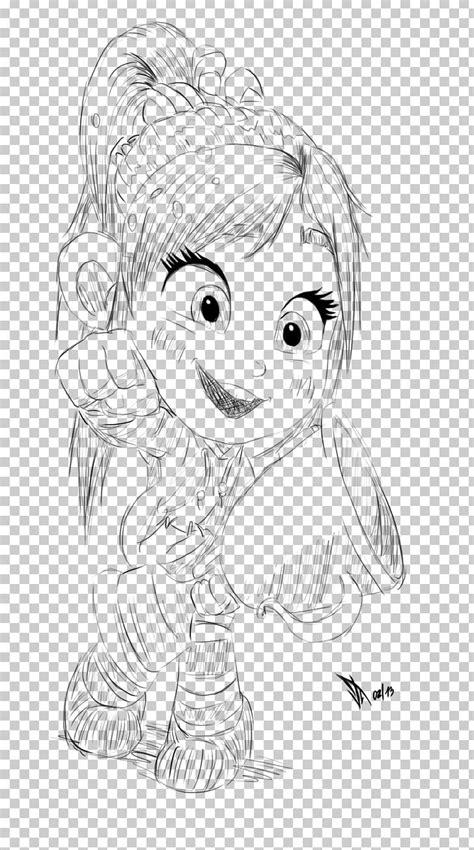 Vanellope Von Schweetz Fix It Felix Jr Drawing Sketch Png Clipart Arm Art Artwork Black