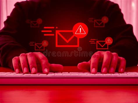 Email And Sms Spam Fake Text Message Phishing Sending By Scammer Or