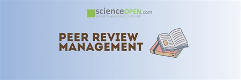Peer Review Management System Scienceopen Blog