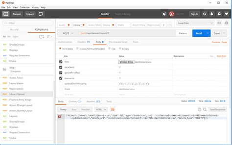 Xibo Csv To Dataset API Import Get Help Xibo Community