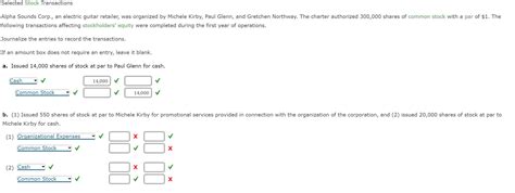 Solved Following Transactions Affecting Stockholders Equity