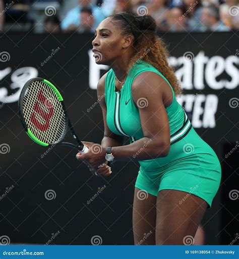 23 Time Grand Slam Champion Serena Williams Of United States In Action