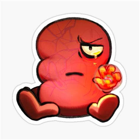 Three Bfdi Sticker For Sale By Msbonnie Redbubble
