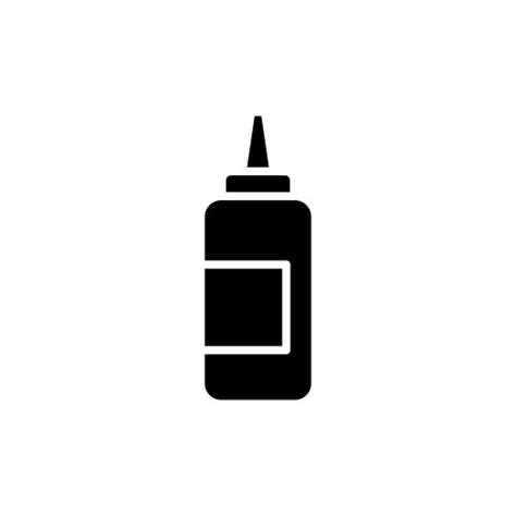 Sauce Icon Set Tomato Ketchup Bottle Symbol Vector Image
