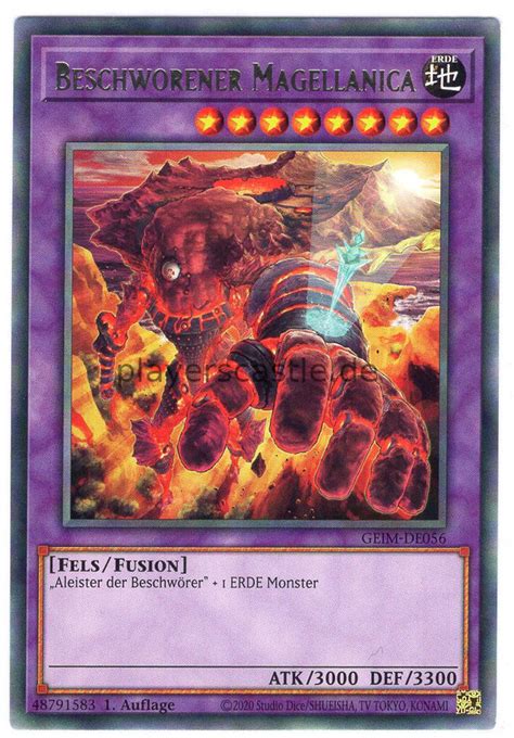 Beschworener Magellanica Invoked Magellanica Geim 056 Players Castle