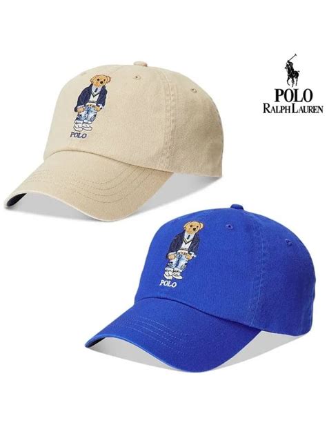 폴로 랄프 로렌 폴로 랄프로렌 베어 치노 볼캡 모자 데일리 곰 자수 클래식 야구 발란코드 12633534 위시버킷