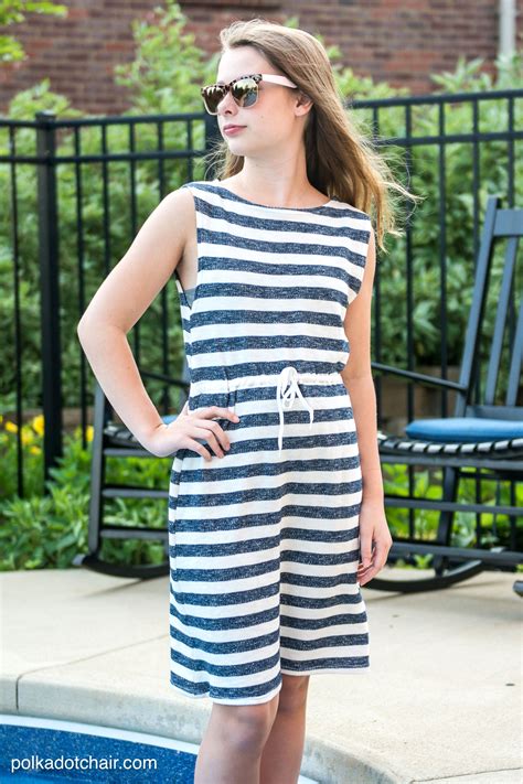 Super Simple Swimsuit Cover Up Sewing Tutorial The Polka Dot Chair