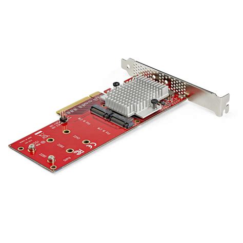 StarTech.com PEX8M2E2 x8 อะแดปเตอร์ SSD PCIe M.2 แบบคู่ ความเร็วสูง สำ ...