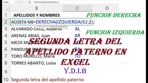 Fórmula obtener nombre del mes de una fecha en Excel