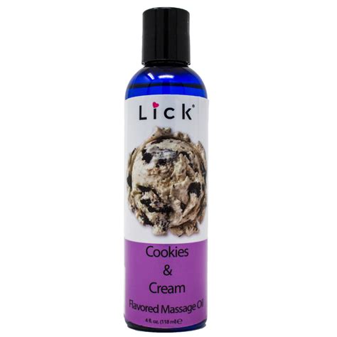 Cookies And Cream Flavored Massage Oil