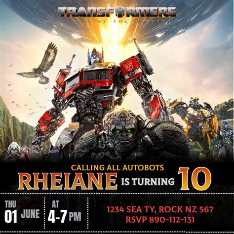 Transformers Template Postermywall