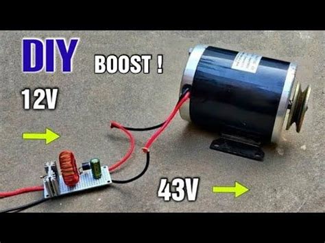 V W Dc Voltage Step Up Converter V To V For Dc Motor Diy Artofit