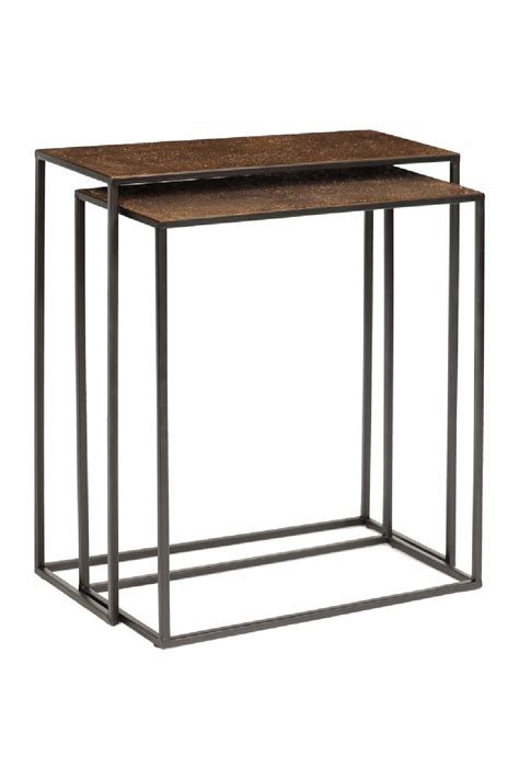 Metal Nesting Console Tables 2 Oroa Bristol Oroa