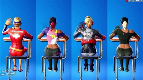 Fortnite Pick Me Emote With Sun Strider Versa Beach Bombers Skins
