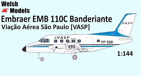 Vasp Embraer Banderiante Released Aeroscale
