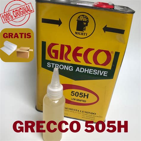Jual Lem Sepatu Greco 505h Lem Greco 505h Lem Greco Botolan 505h Primer Karet Primer Upper