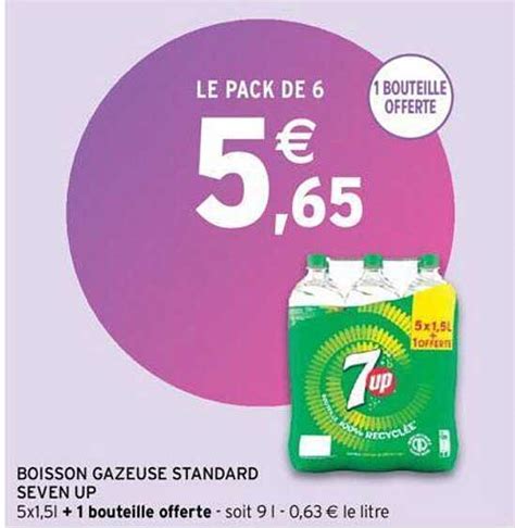 Promo Boisson Gazeuse Standard Seven Up Chez Intermarché Icatalogue Fr