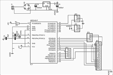 Schematics Circuit Diagram Of Wireless Sensor Network Of Temperatures