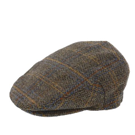 Brown Herringbone Cap From Fischer Accessories The Hat Company