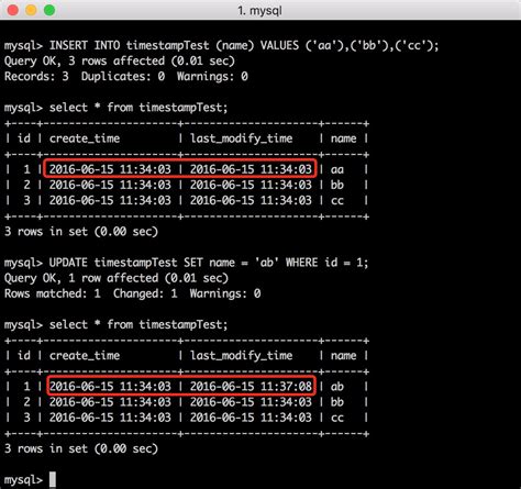 Mysql中时间戳自动更新 ~旗木卡卡东~ 博客园 Mysql中时间戳自动更新 ~旗木卡卡东~ 博客园