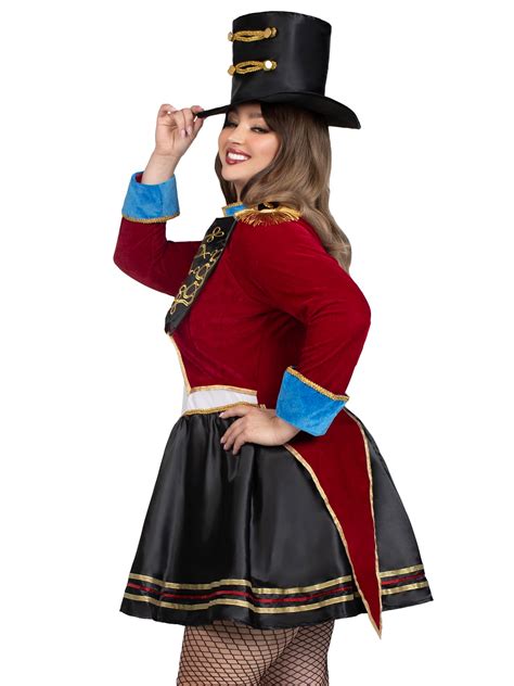 Classic Ringmaster Plus Size Halloween Costume Leg Avenue