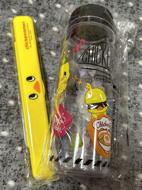 【非売品】チキンラーメン ひよこちゃん オリジナルクリアボトル お箸セット メルカリ