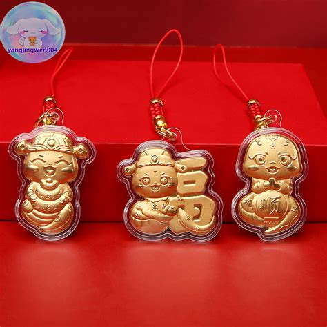 หยางเหวิน จี้งูสร้างสรรค์พวงกุญแจน่ารักการ์ตูนราศีงูปีโชคดี ช กระเป๋าเป้สะพายหลังเครื่องประดับรถ